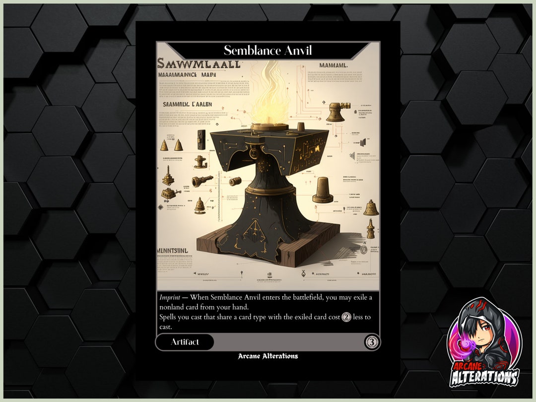Semblance Anvil - Full Art Custom Card - Etsy