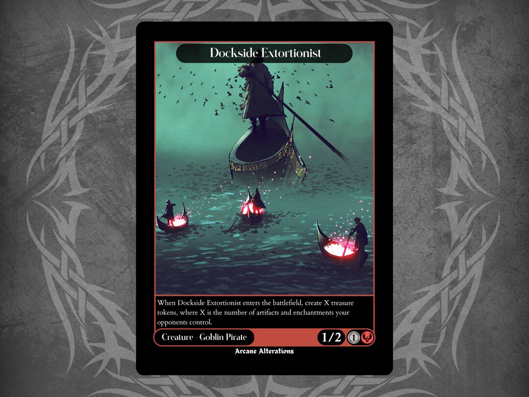 Dockside Extortionist Full Art Custom Card - Etsy