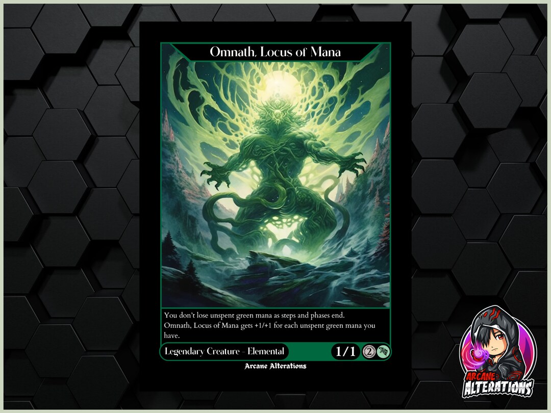 Omnath, Locus of Mana Full Art Custom Card - Etsy