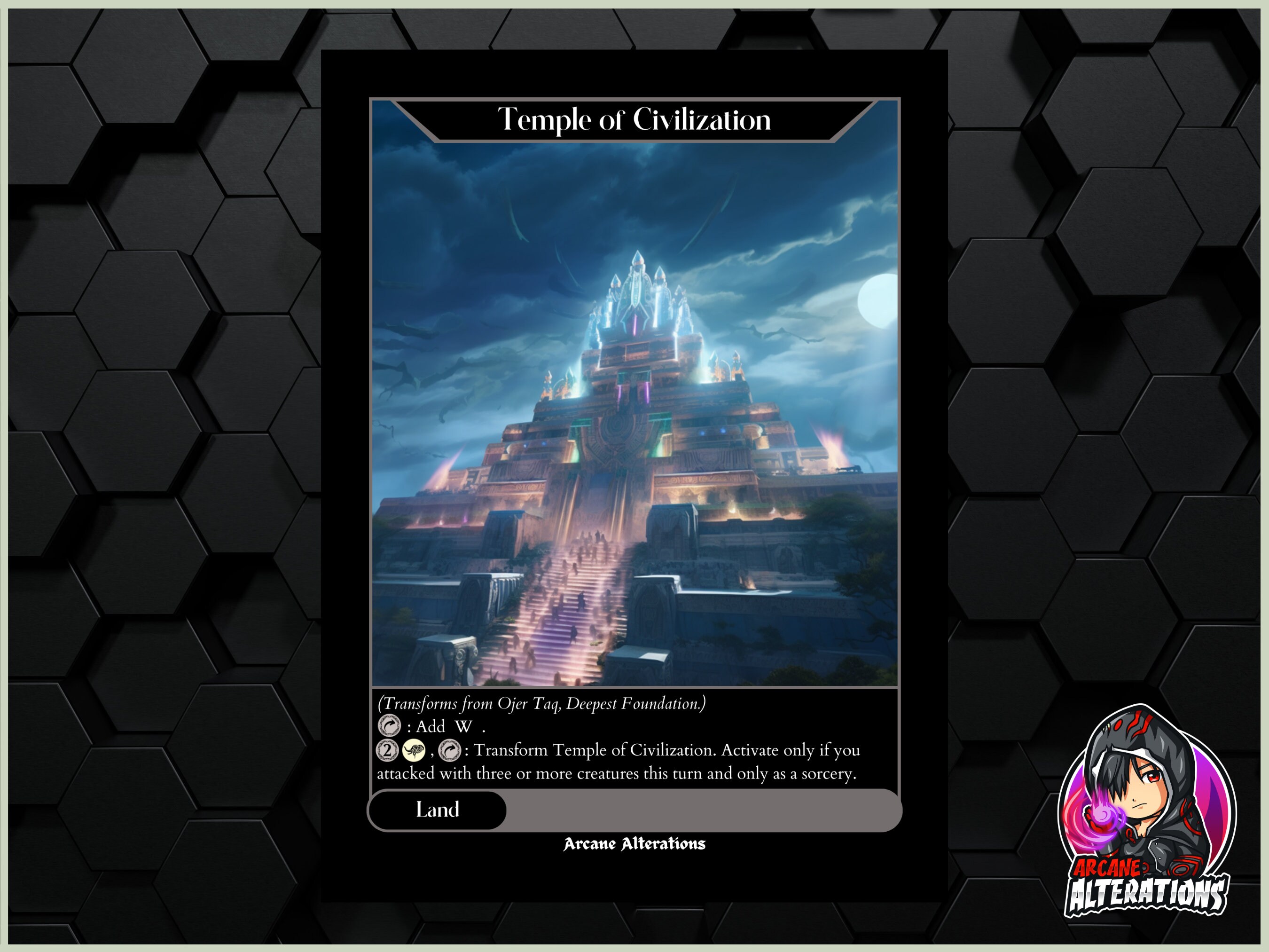 Ojer Taq Deepest Foundation Full Art Custom Card - Etsy UK