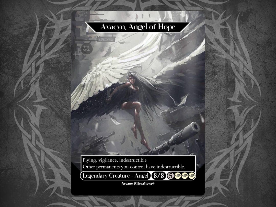 Avacyn, Angel of Hope - Proxy Full Art Custom Card - Etsy