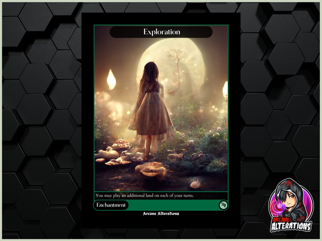 Exploration - Full Art Custom Card - Etsy