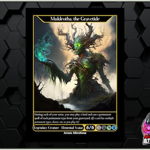 Muldrotha, the Gravetide - Full Art Custom Card - Etsy