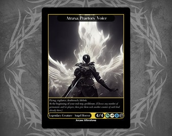 Atraxa, Praetors Voice custom Card Alternate Full Art - Etsy