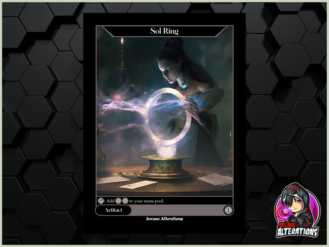 Sol Ring Full Art Custom Card - Etsy