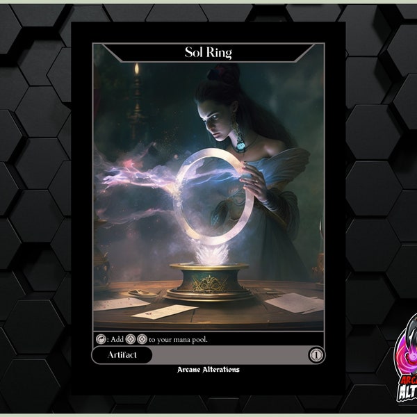 Sol Ring Full Art Mtg - Etsy