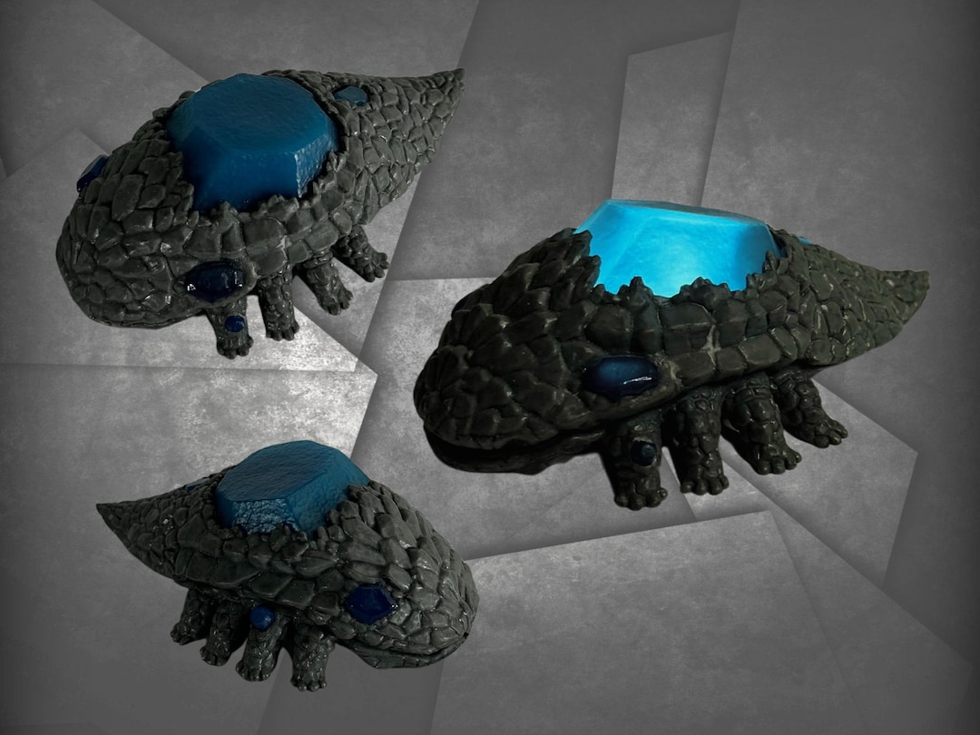 Dark Souls Crystal Lizard Creature Model W LED Light Luminous - Etsy