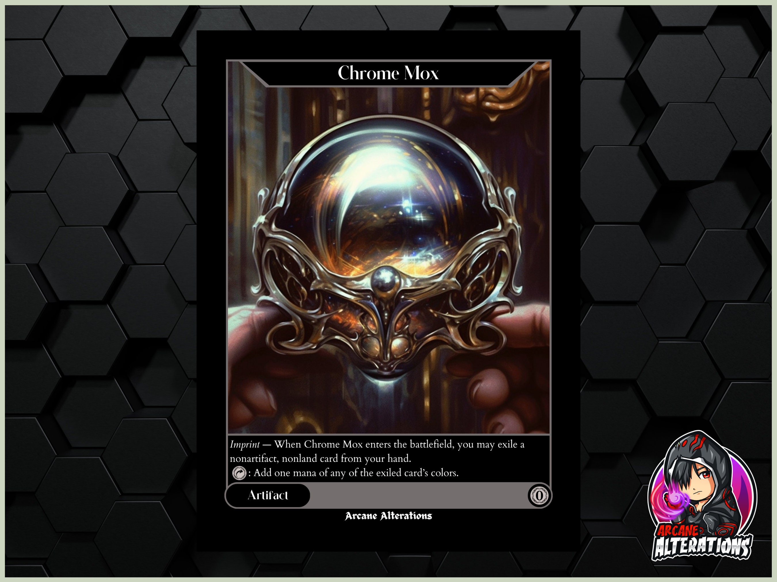 Chrome Mox Full Art Custom Card - Etsy