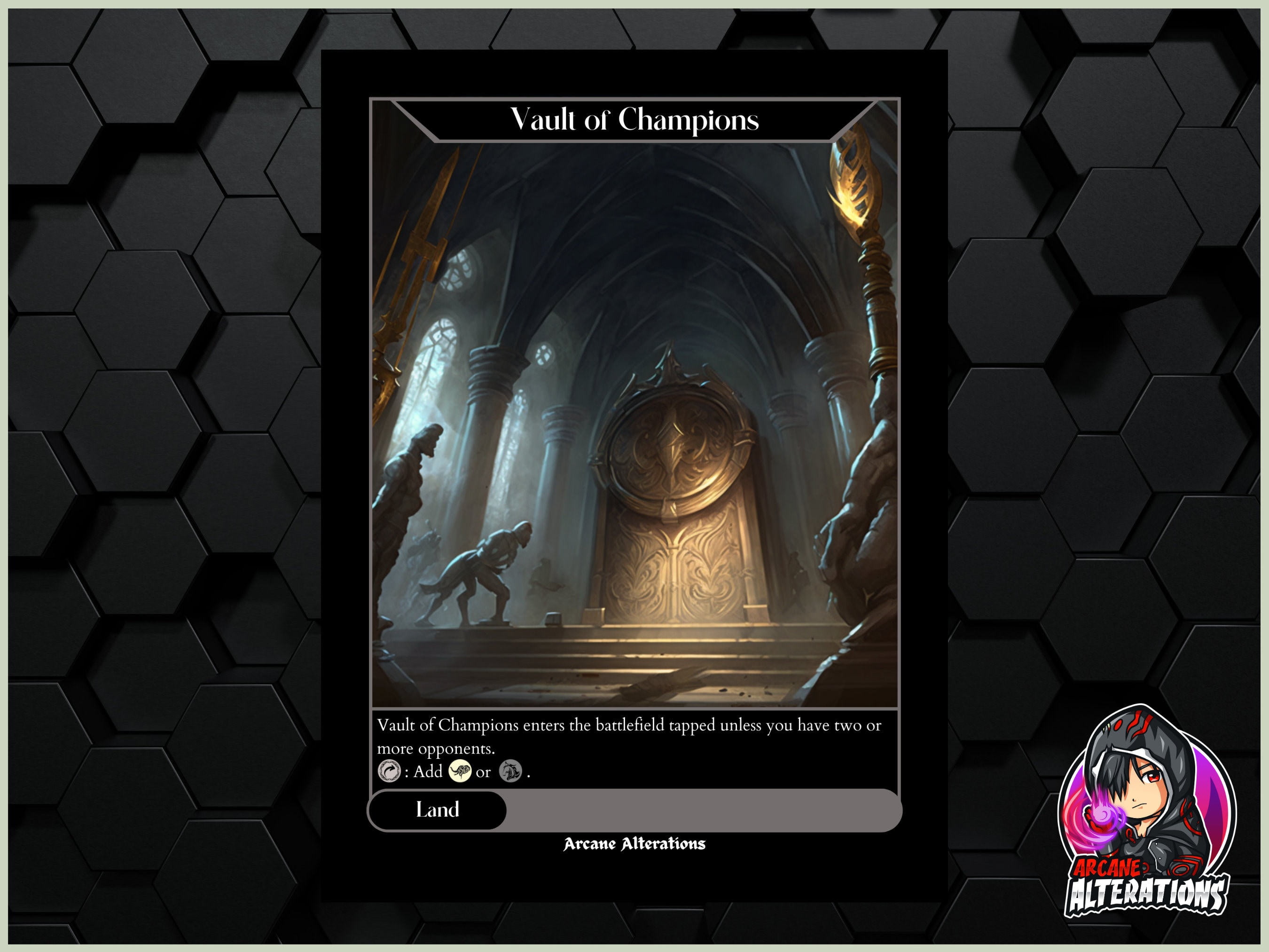Vault of Champions Full Art Custom Card - Etsy