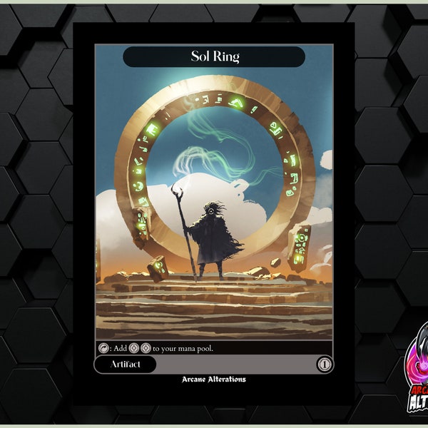 Sol Ring Full Art Mtg - Etsy
