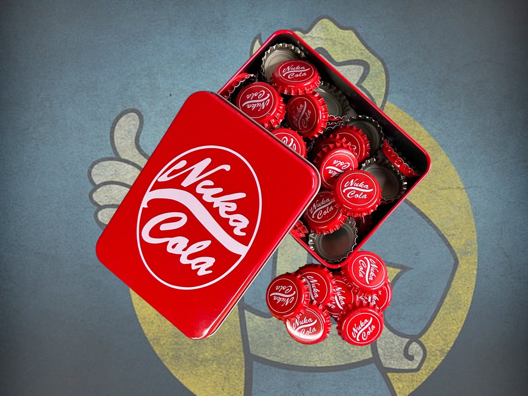 Nuka Cola Custom Metal Tin Cap Stash Handmade - Etsy