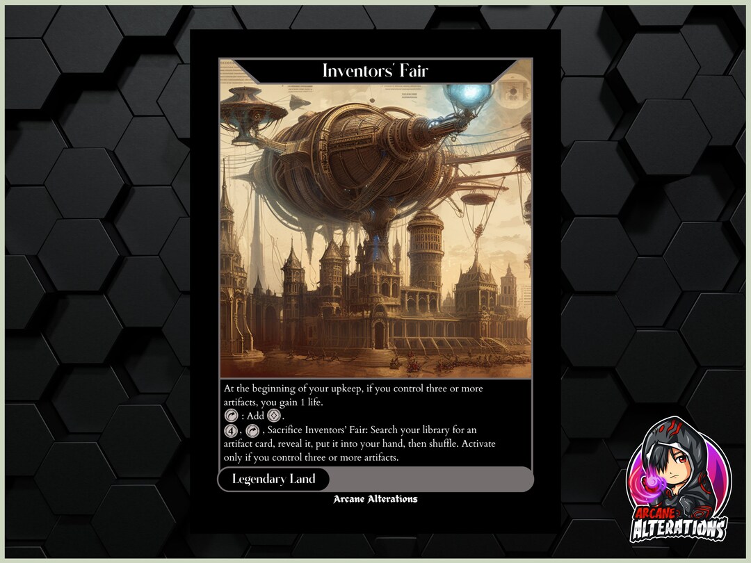 Inventor's Fair Full Art Custom Card - Etsy