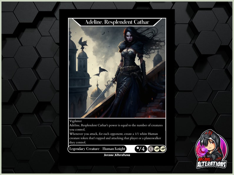 Adeline, Resplendent Cathar Full Art Custom Card - Etsy