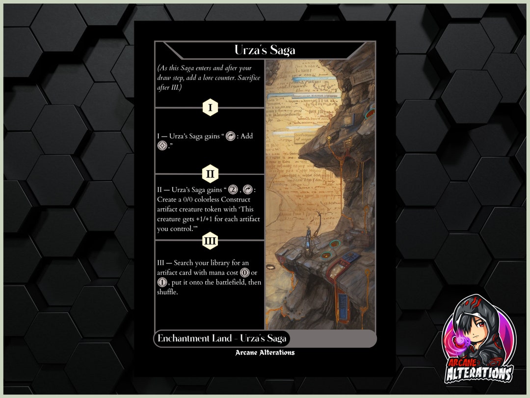 Urza's Saga Full Art Custom Card - Etsy