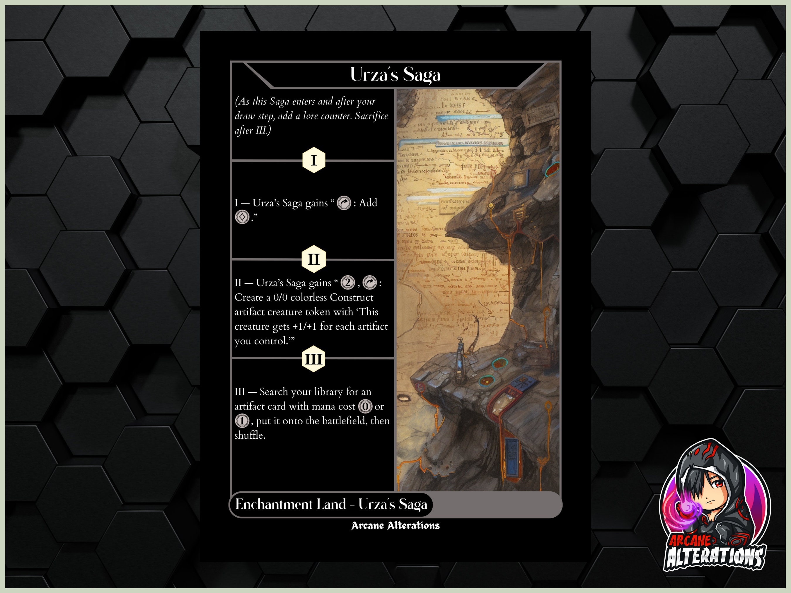 Urza's Saga Full Art Custom Card - Etsy