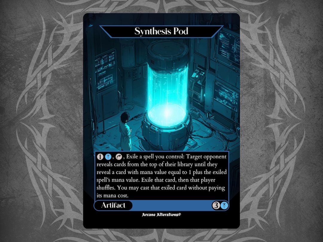 Synthesis Pod - Proxy Full Art Custom Card - Etsy