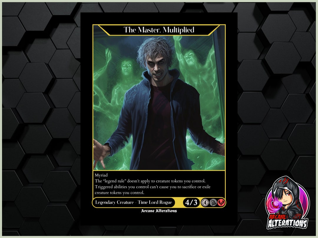 The Master Multiplied - Full Art Custom Card - Etsy