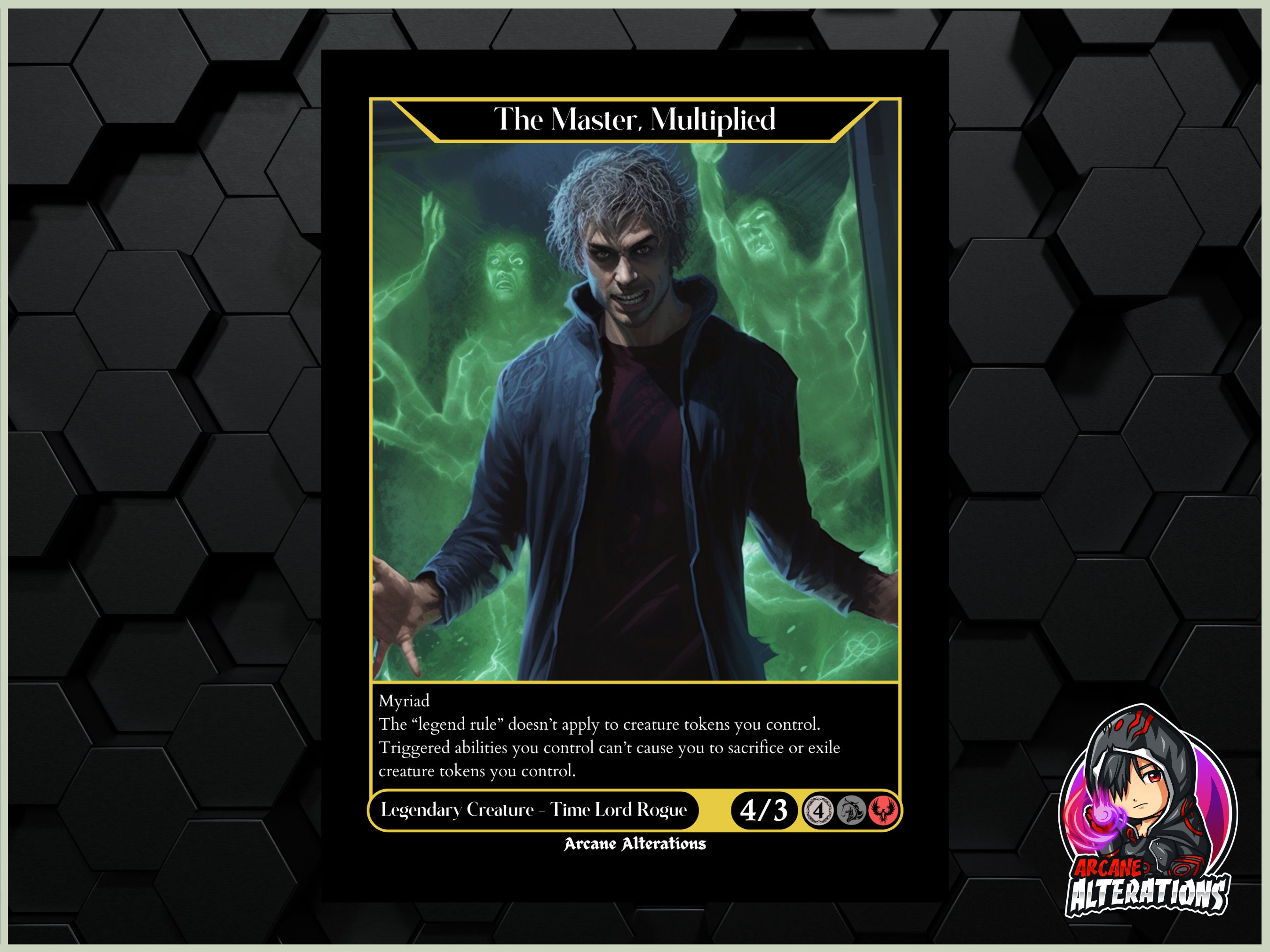 The Master Multiplied - Full Art Custom Card - Etsy UK