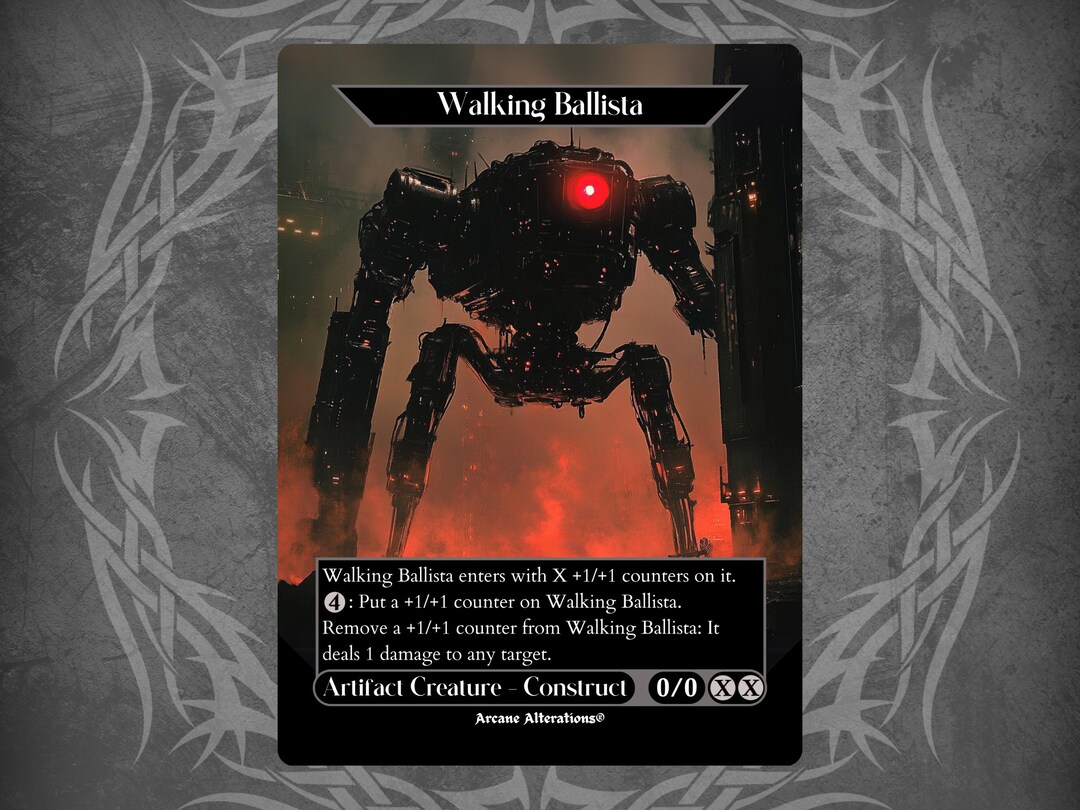 Walking Ballista - Proxy Full Art Custom Card - Etsy