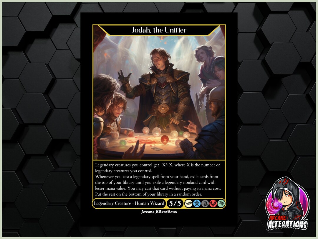 Jodah, the Unifier - Full Art Custom Card - Etsy