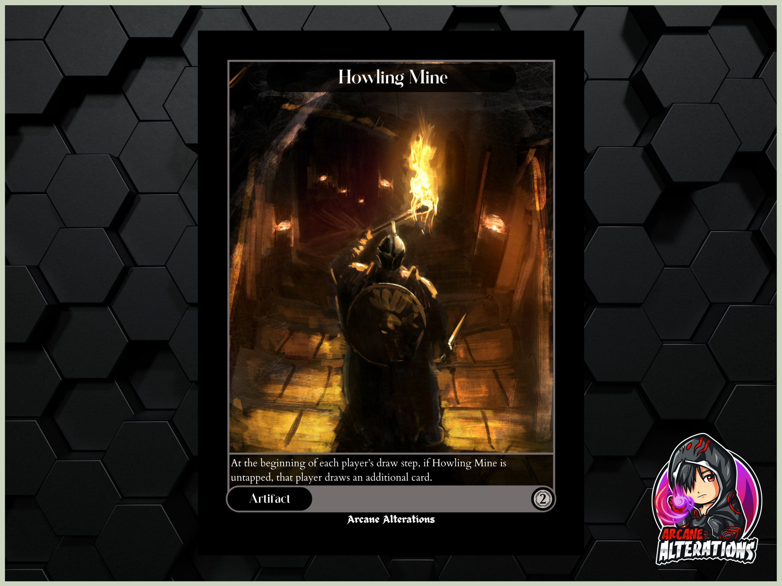 Howling Mine Full Art Custom Card - Etsy