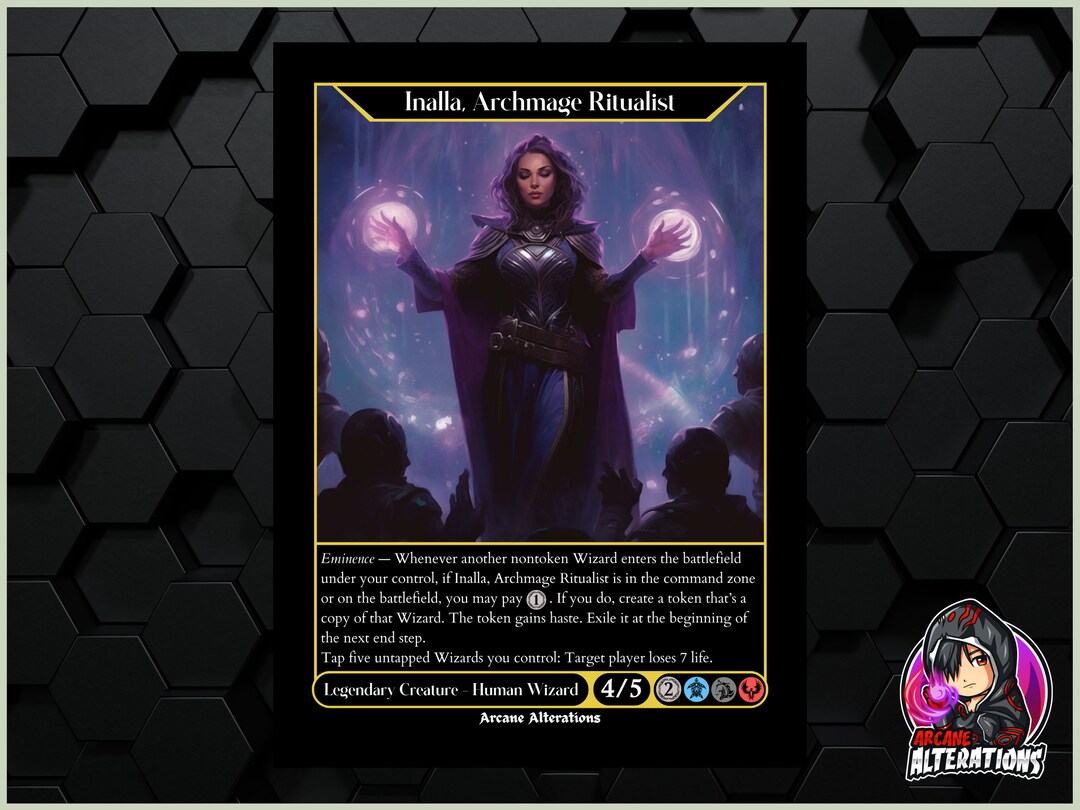 Inalla, Archmage Ritualist - Full Art Custom Card - Etsy