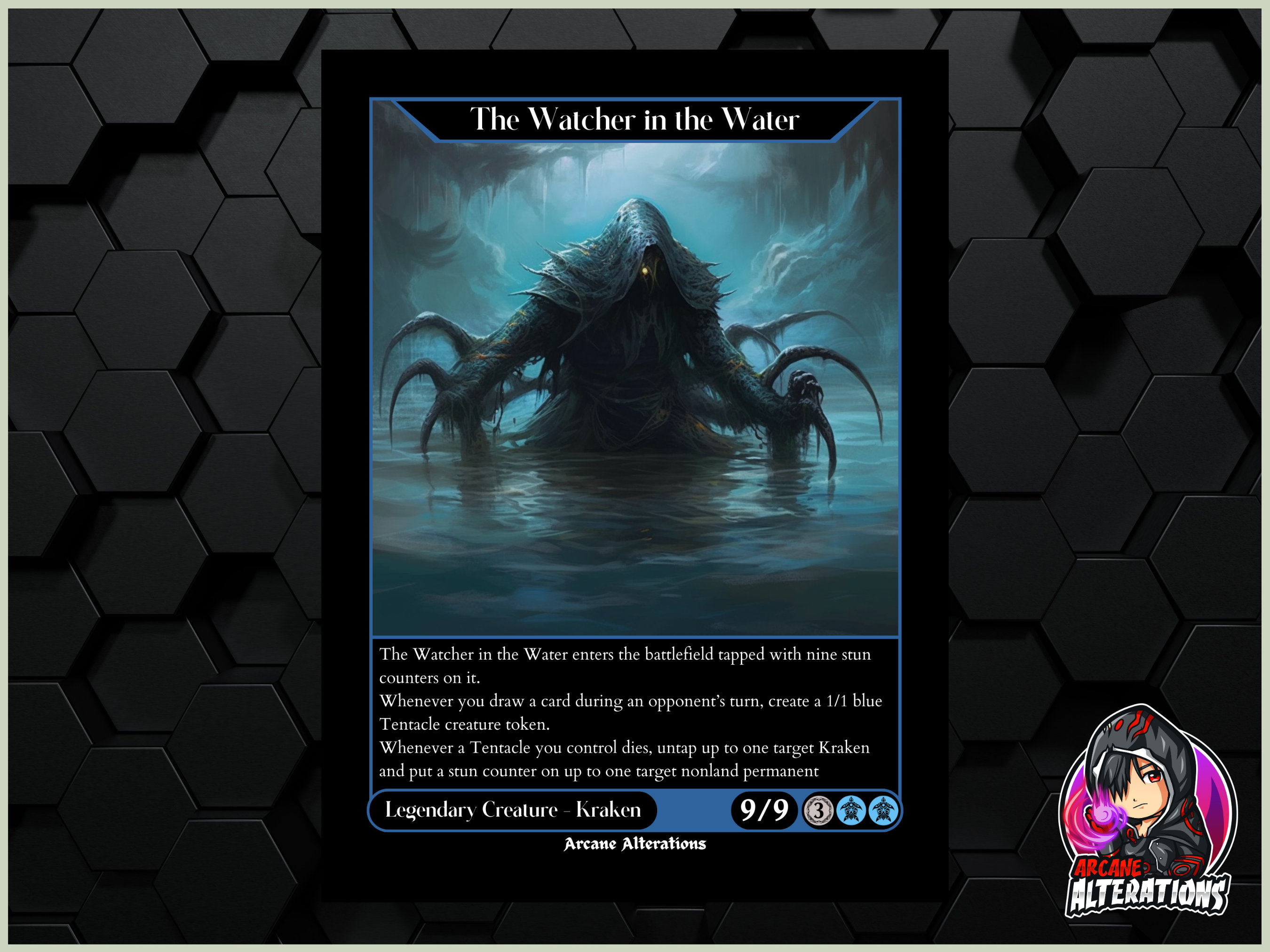 Watcher in the Water Full Art Custom Card - Etsy