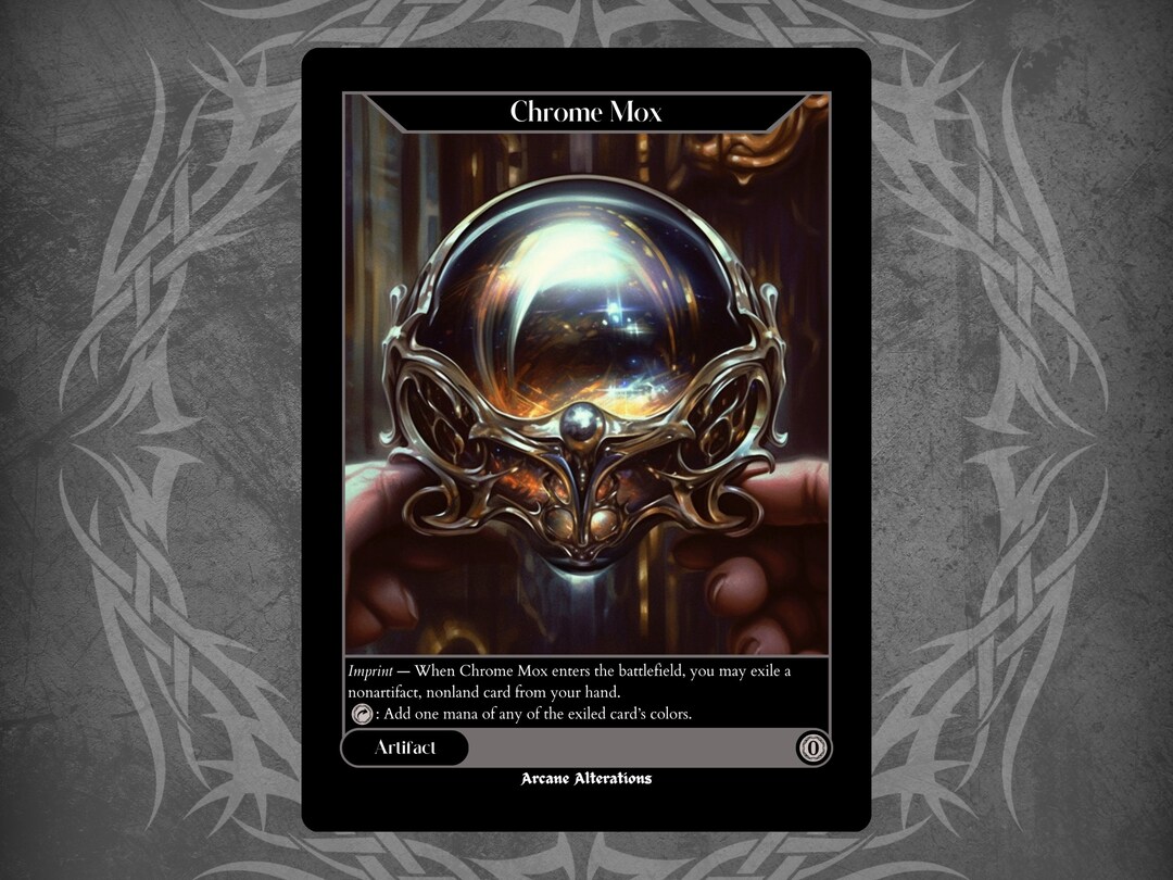 Chrome Mox - Full Art Custom Card - Etsy