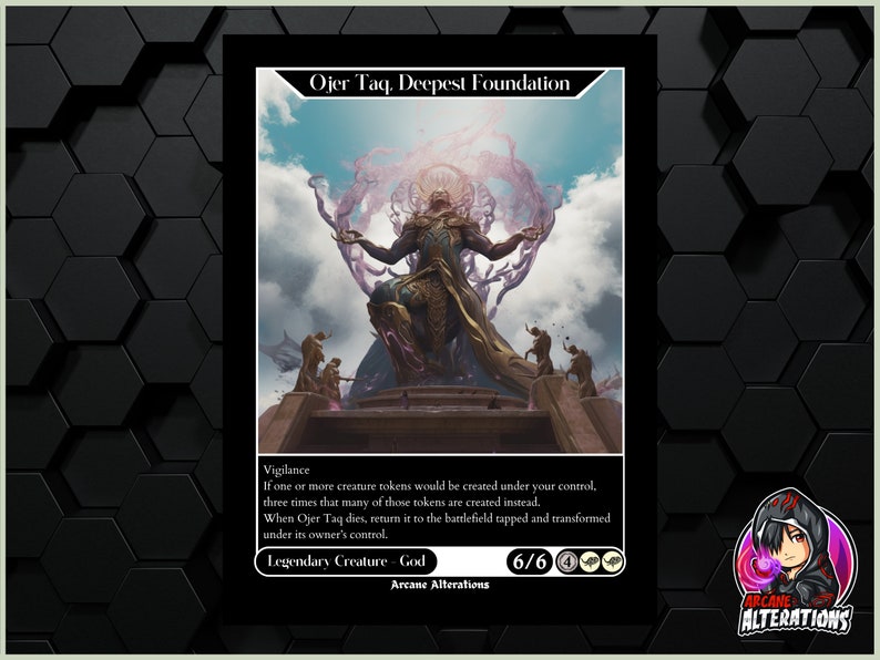 Ojer Taq Deepest Foundation Full Art Custom Card Etsy Australia