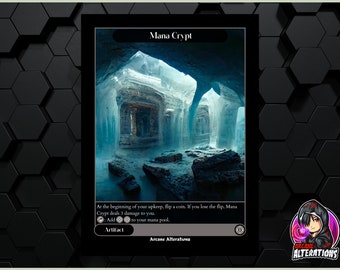 Mana Crypt V2 Full Art Custom - Etsy