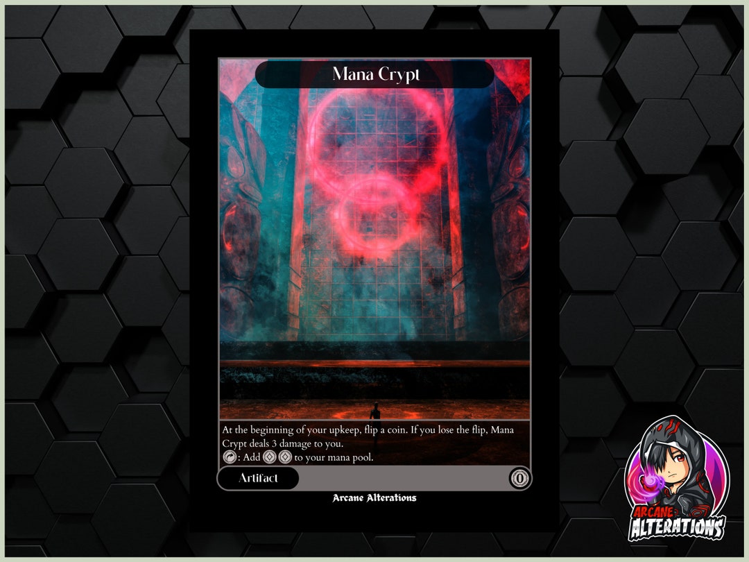 Mana Crypt Full Art Custom Card - Etsy