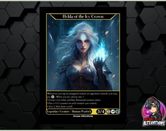 Hylda of the Icy Crown Gorgeous Alternate Full Custom Art Frost Queen's ...
