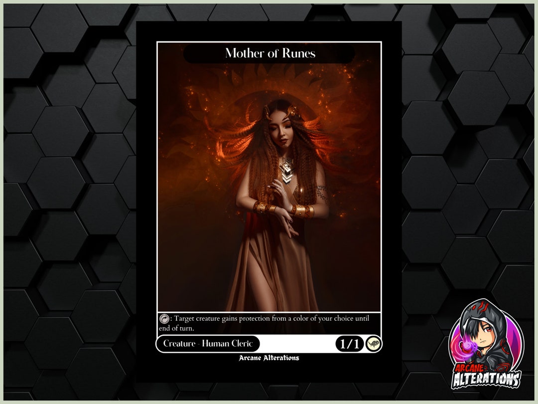 Mother of Runes - Full Art Custom Card - Etsy