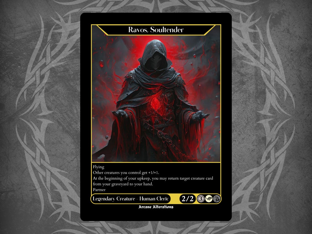 Ravos Soultender - Full Art Custom Card - Etsy
