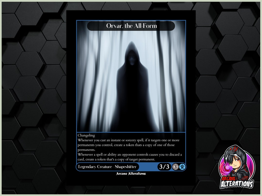 Orvar, the All-form - Full Art Custom Card - Etsy