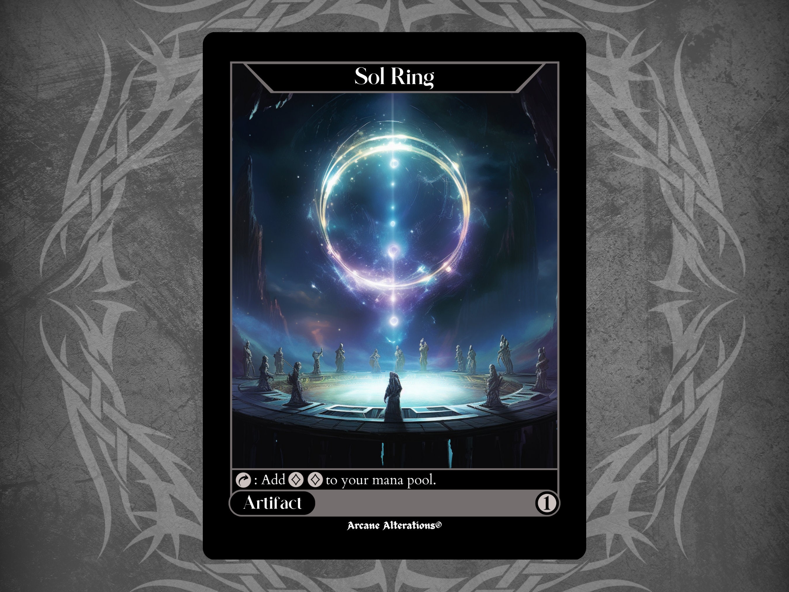 Sol Ring - Full Art Custom Card - Etsy