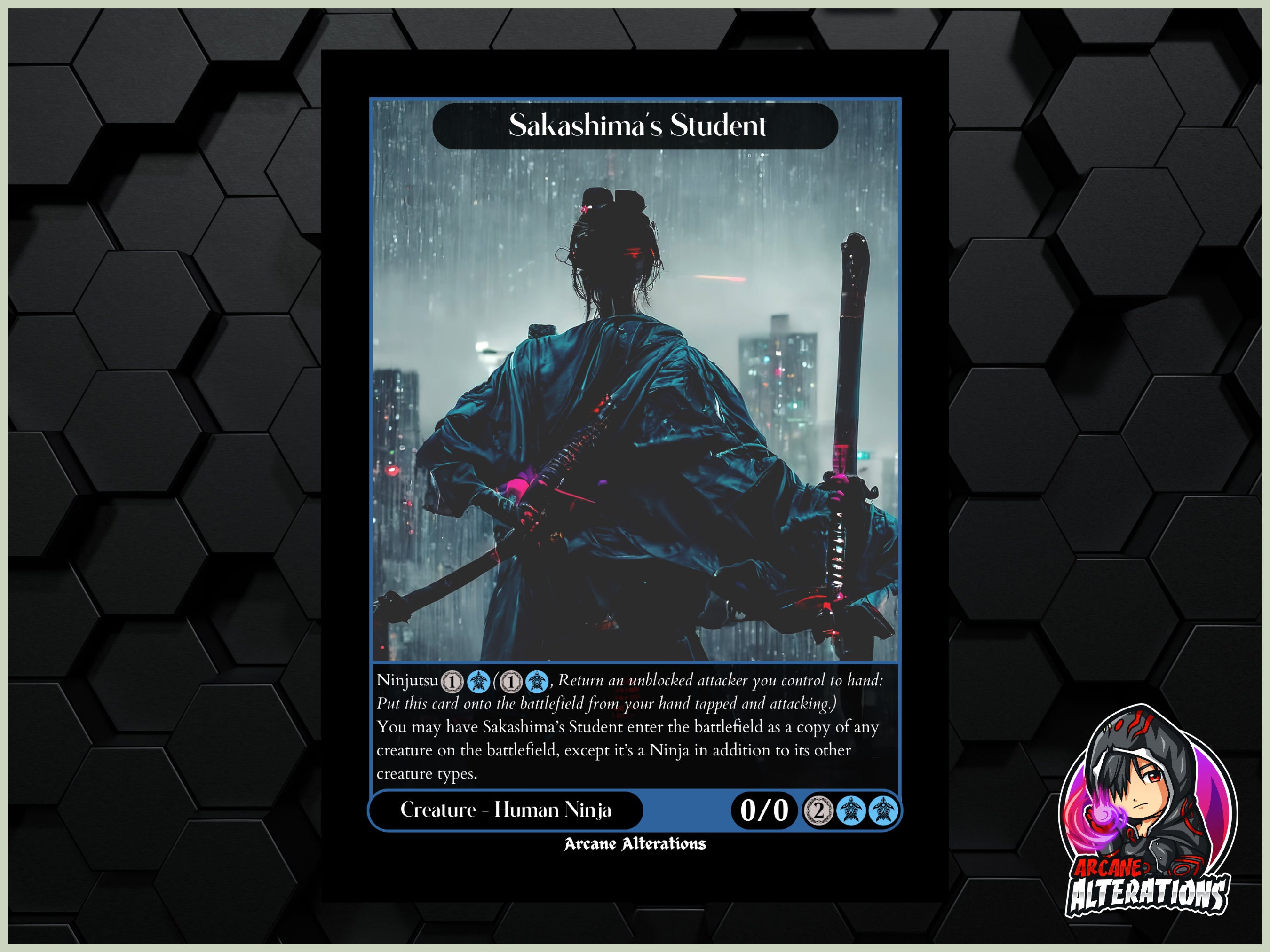 Sakashima's Student Full Art Custom Card - Etsy UK