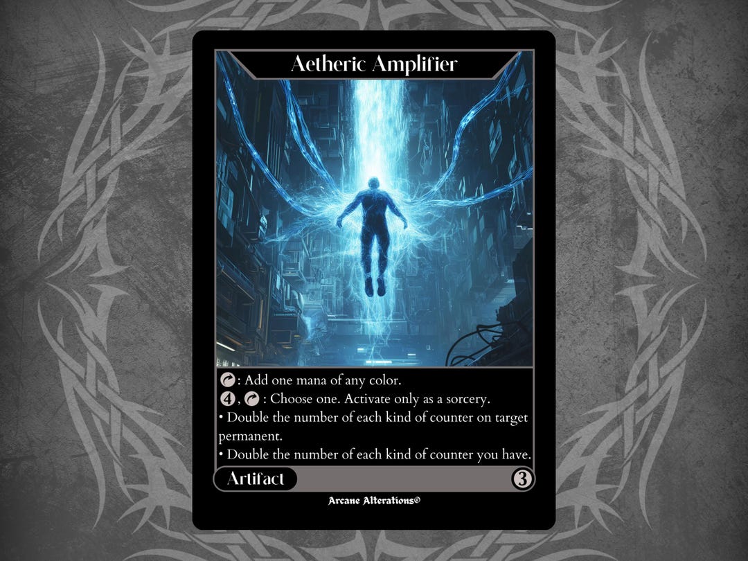 Aetheric Amplifier - Proxy Full Art Custom Card - Etsy