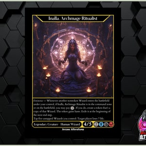 Inalla, Archmage Ritualist - Full Art Custom Card - Etsy