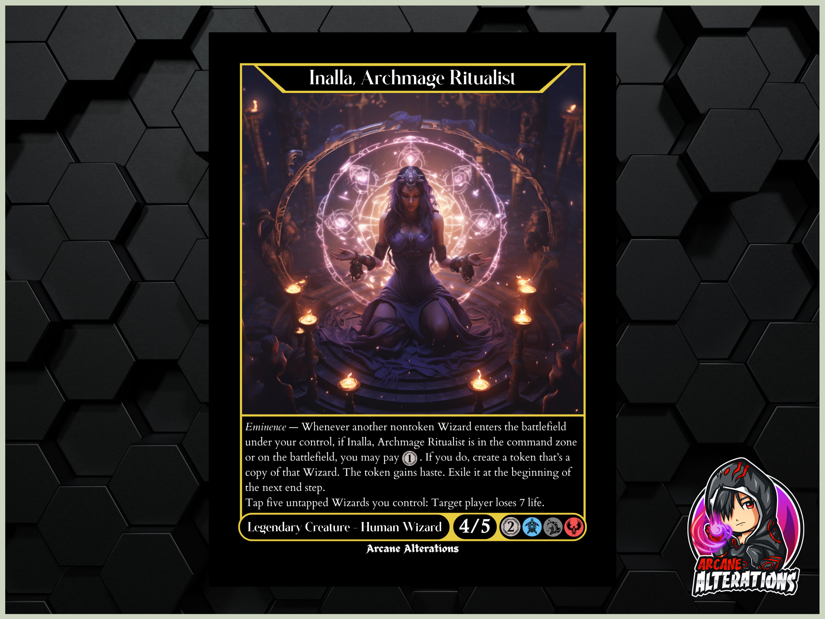 Inalla, Archmage Ritualist - Full Art Custom Card - Etsy