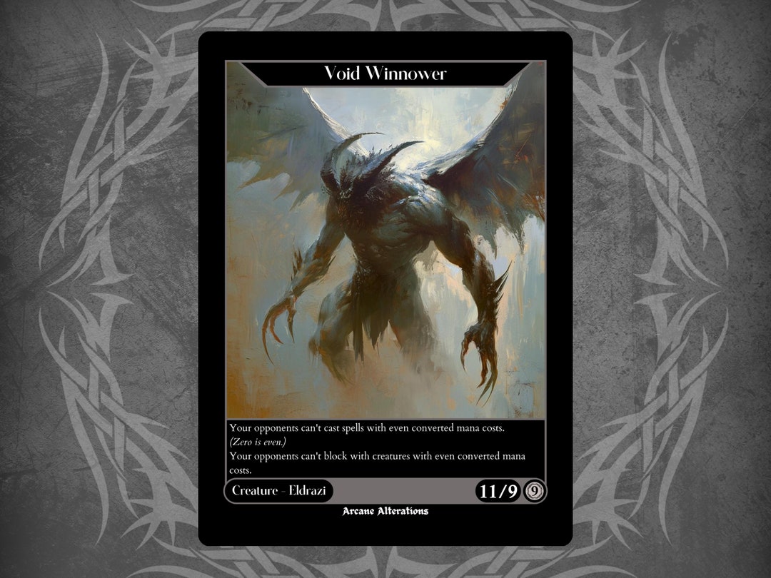 Void Winnower - Full Art Custom Card - Etsy