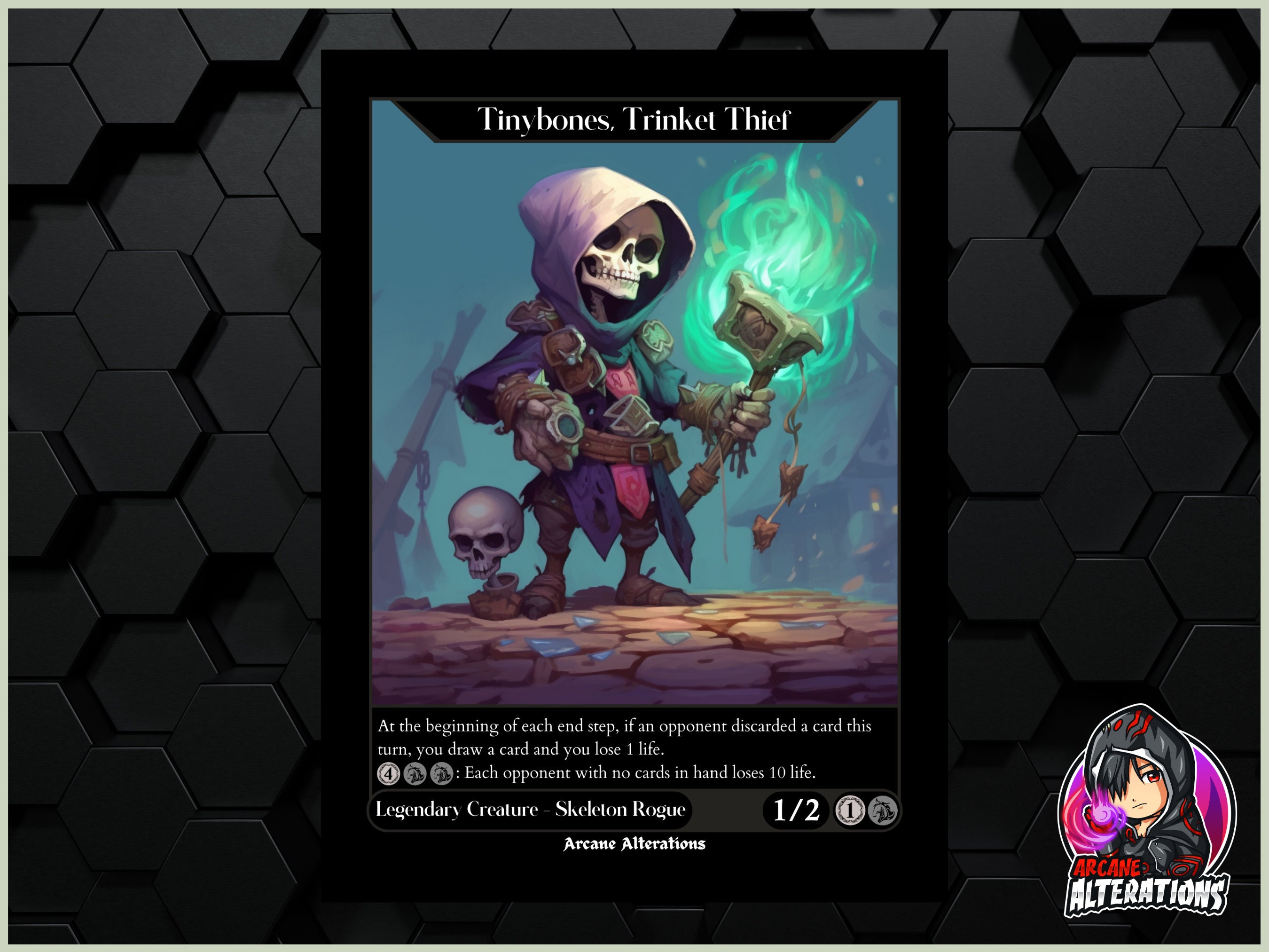 Tinybones, Trinket Thief Full Art Custom Card - Etsy