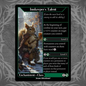 Innkeeper's Talent - Full Art Custom Card - Etsy