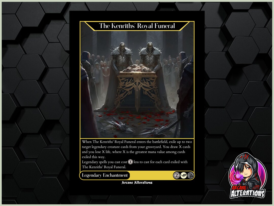 The Kenriths' Royal Funeral Full Art Custom Card - Etsy