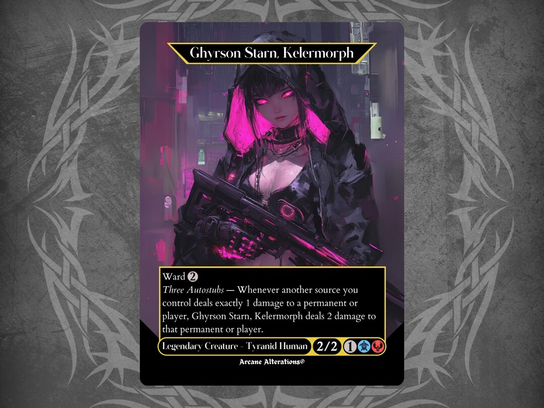 Ghyrson Starn, Kelermorph - Proxy Full Art Custom Card - Etsy