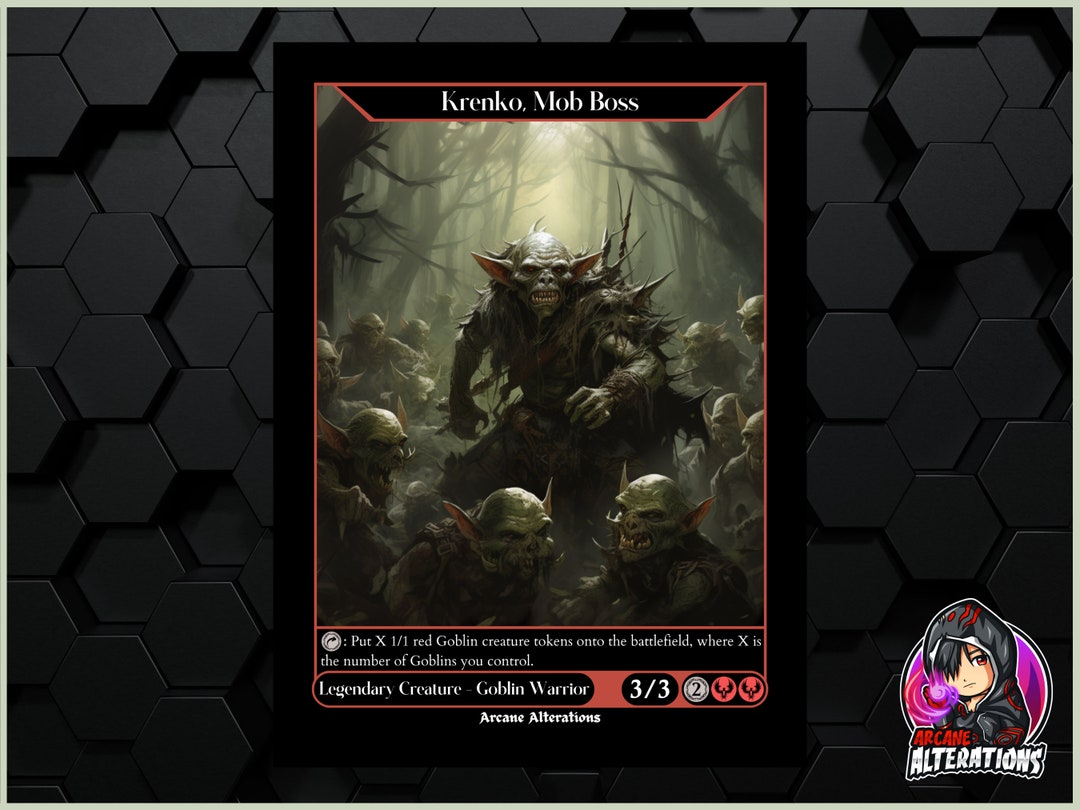 Krenko, Mob Boss Full Art Custom Card - Etsy