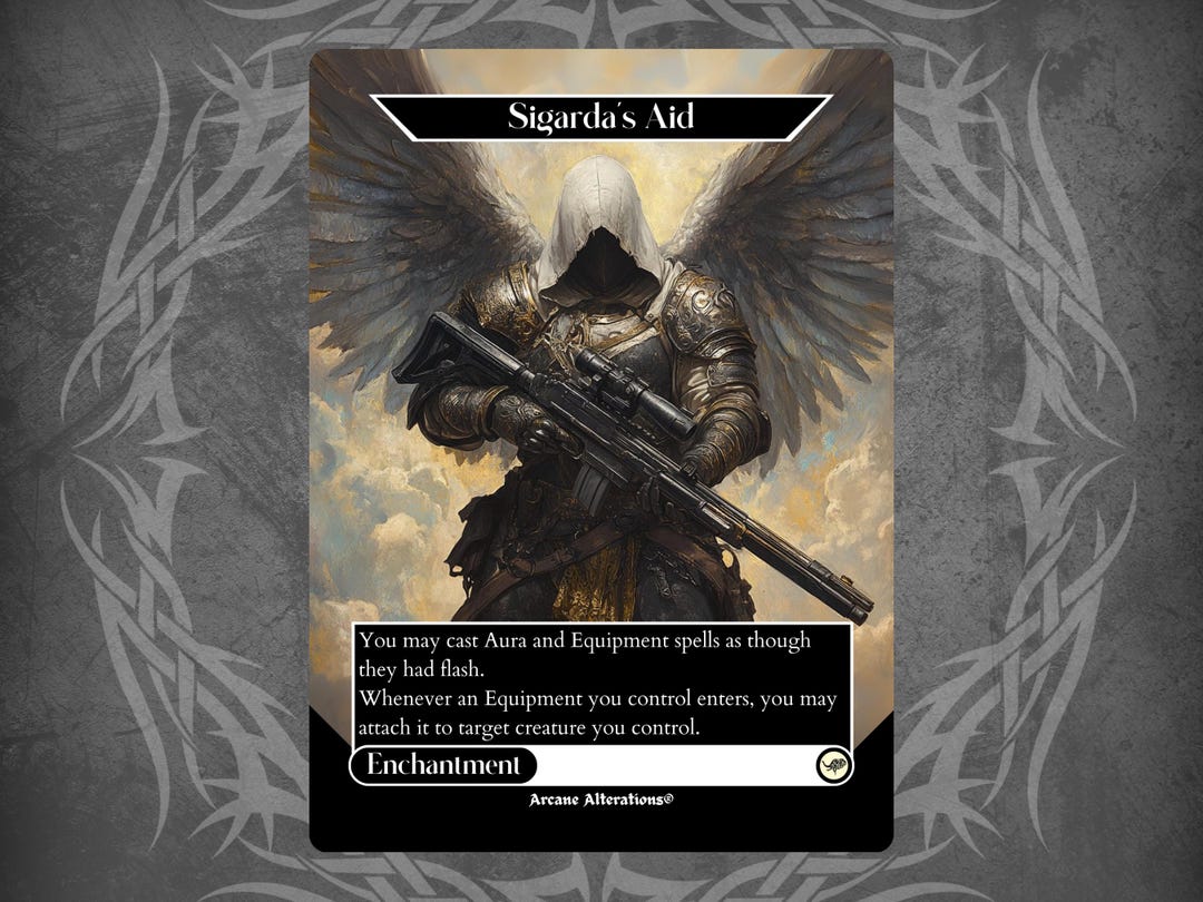 Sigarda's Aid - Proxy Full Art Custom Card - Etsy
