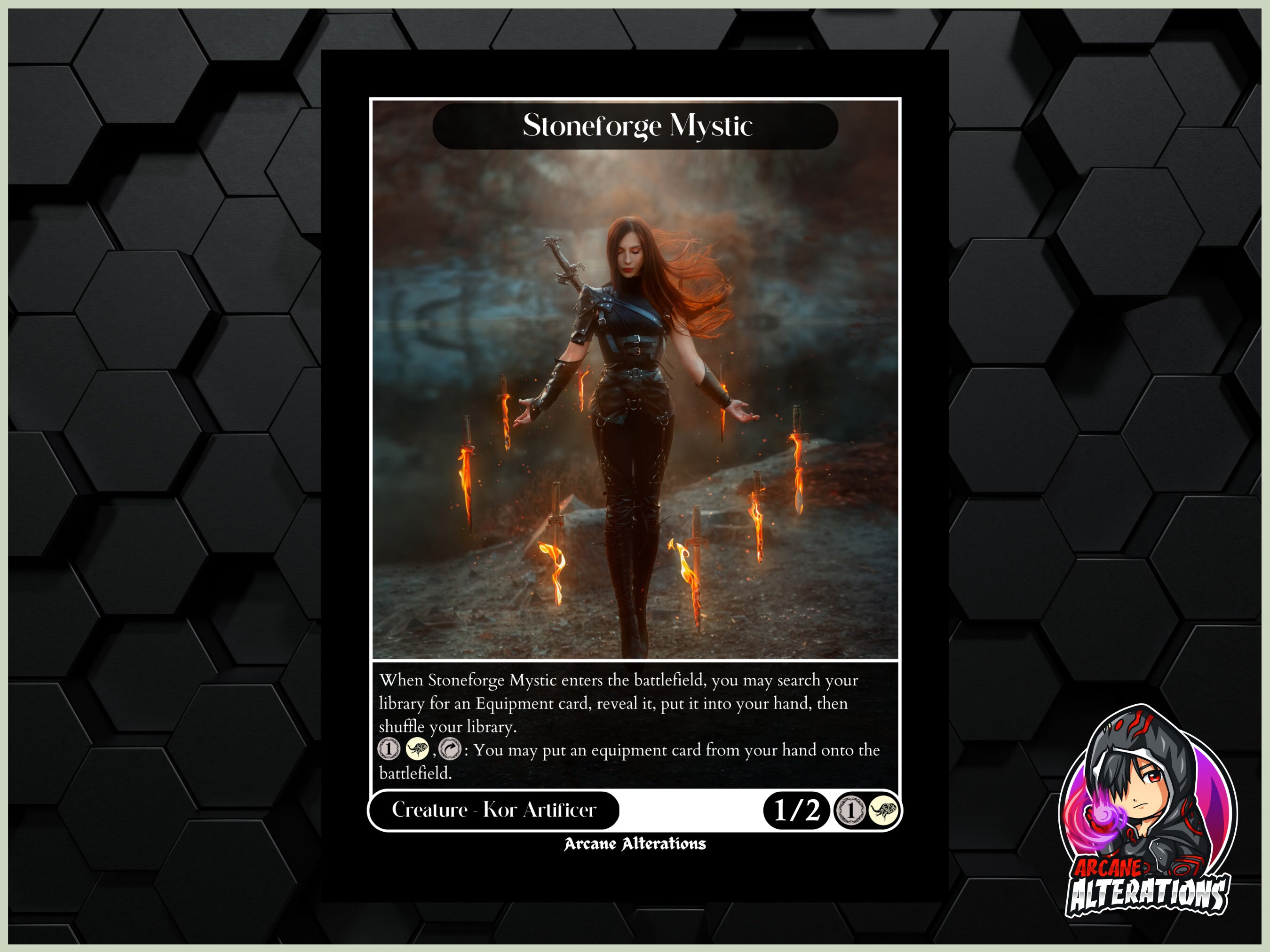 Stoneforge Mystic Full Art Custom Card - Etsy