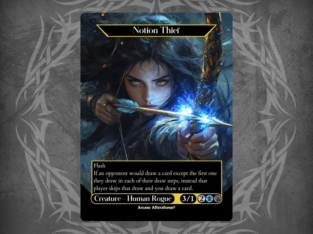 Notion Thief - Proxy Full Art Custom Card - Etsy