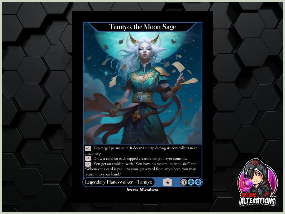 Tamiyo, the Moon Sage - Full Art Custom Card - Etsy